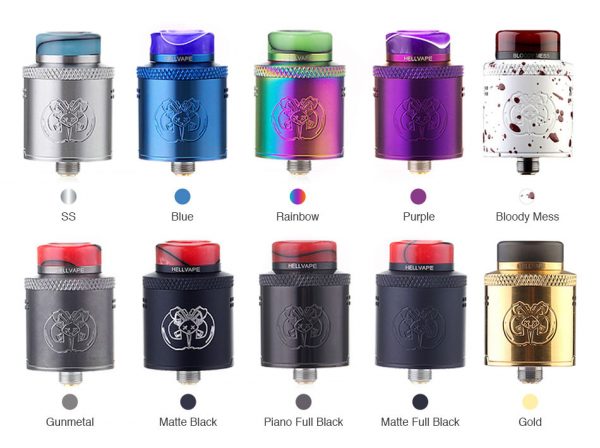 Drop Dead RDA (rebuildable) Tank - Hellvape - by VapeStation.pk