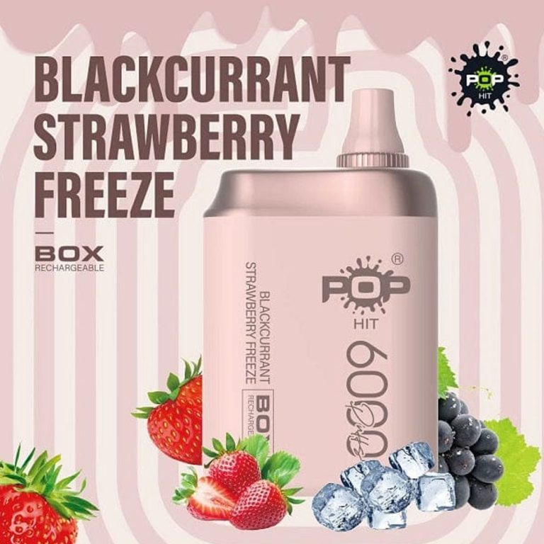 Pop Hit Blackcurrant Strawberry Freeze | Pakistan | Vapestation