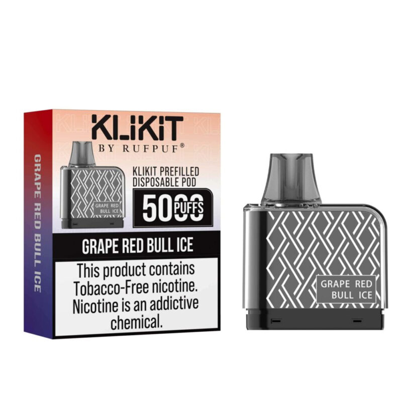 Rufpuf Klikit Pod Grape Red Bull Ice 5% Nicotine | Vapestation
